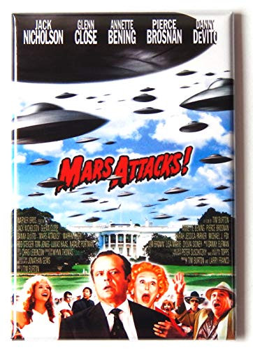 Mars Attacks Movie Poster Fridge Magnet _1.75 x 2.75 inches_ style B ...