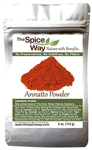 The Spice Way Annatto Powder _ _ 4 oz _ also known as ground achiote ...