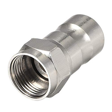 uxcell Coaxial Cable Connector Metric F Type Male RG6 Coaxial Coupler ...
