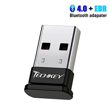 Bluetooth Adapter for PC USB Bluetooth Dongle 4.0 EDR Receiver TECHKEY ...