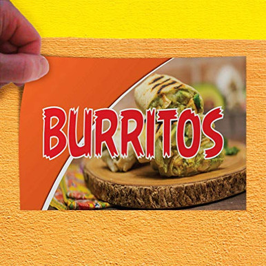 Decal Sticker Burritos 1 Style C Restaurant and Food Yummy Burritos ...