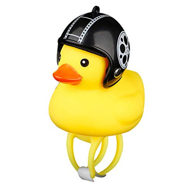 Rubber Duck Bike Bell Light_ Cartoon Ducky Bicycle Handlebar ...