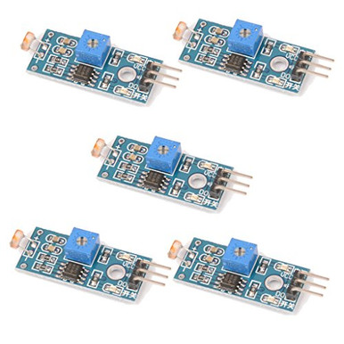 C.J. SHOP 5PCS LM393 Light Detection Optical Sensitive Resistance Sensor Module Photosensitive ...