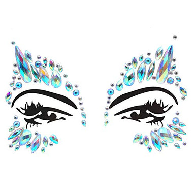 halloween face jewels face gems pastie crystals bindi sticker face ...