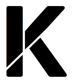 8X10 Large Letter Stencil from 4 Ply Mat Board _Letter K ...