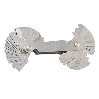 F Fityle Whitworth and Metric Thread Pitch Gage Measuring Dual Head ...