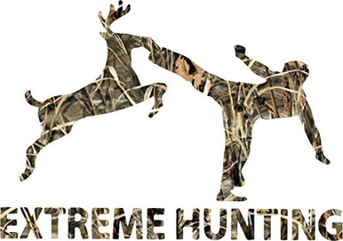 Camo Extreme Hunting Sticker Decal - Warehousesoverstock