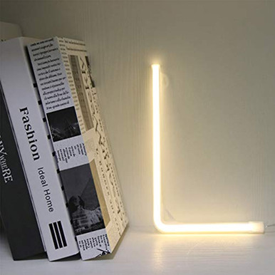 LED Letter Neon Lights Warm White Neon Word Signs Battery USB Operated ...