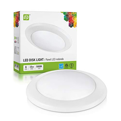 ASD 1 Pack 6 Inch LED Disk Light_ Dimmable Low Profile Ceiling Light ...