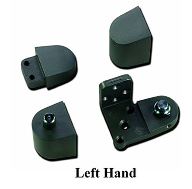 US Aluminum Style Storefront Door Pivot Hinge Set in Duronotic Finish ...