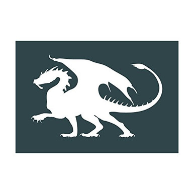 Auto Vynamics _ STENCIL_DRAGON_02 _ Dragon Design 2 Individual Stencil ...