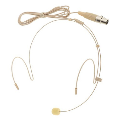 freneci Beige Wired Eahook Headworn Microphone Mic 3Pin 4Pin 3 5mm ...