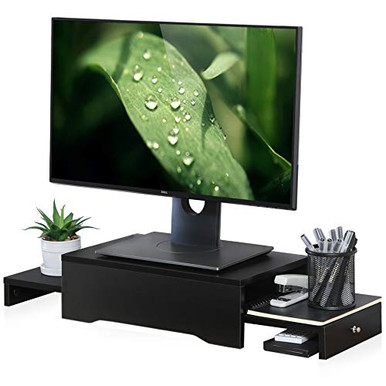 FITUEYES Computer Monitor Riser Desktop Laptop Stand DT207001WB ...