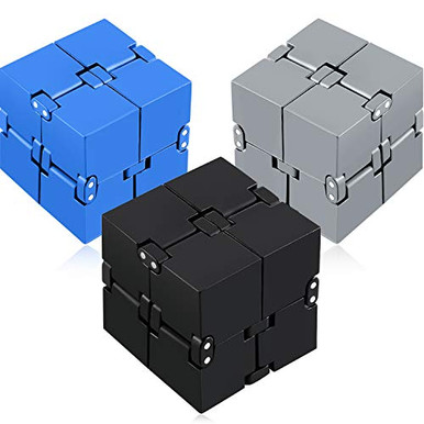 3 Pieces Infinity Cube Prime for Stress and Anxiety Relief Sensory Tool ...
