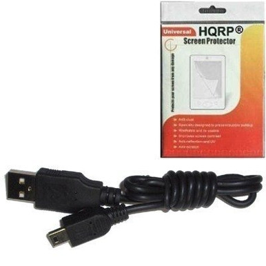 HQRP Male A to Mini B 5_PIN USB Cable Compatible with Sony Handycam HDR ...