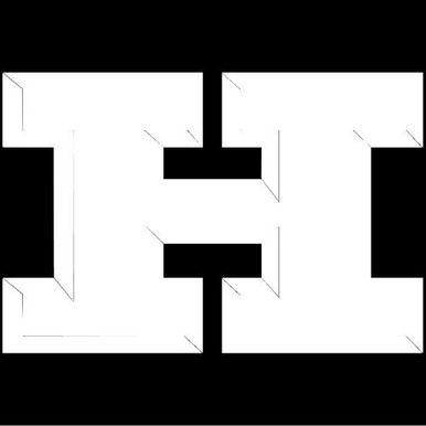 Letter H Style 02 Decal Sticker _white__ Decal Sticker Vinyl Car Home ...
