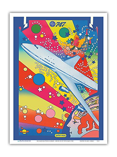 Pan American World Airways _ Boeing 747 _ Pop Art _ Vintage Airline ...