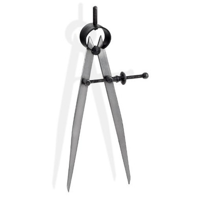 6 inch Divider Compass and Caliper _ Hardened and Tempered Carbon Steel ...