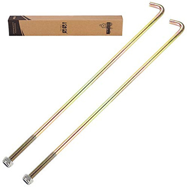 10L0L Golf Cart Zinc Plated Battery Hold Down Rod 12.5 inch J_Bolt and ...