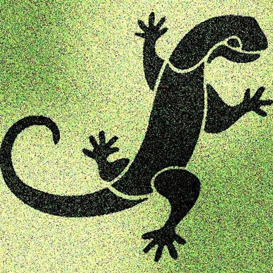 Geckos Lizard Stencil Mylar Garden Reptile Wood Fence Geckos Lizards ...