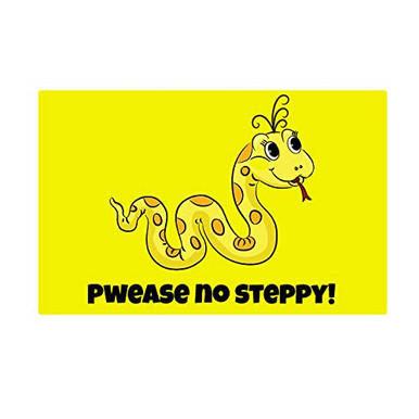 Dope Waffles Pwease No Steppy Funny Flag Meme _ 7 inch Indoor Outdoor ...