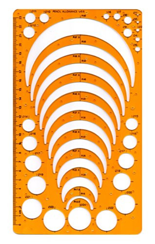 Circle Radius Master Template_ Circle Radius Arc Template Stencil ...