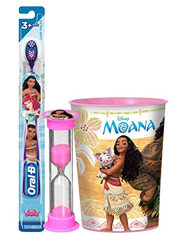 Moana Inspired 3pc Bright Smile Oral Hygiene Bundle! Toothbrush ...