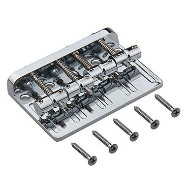 4 String Hardtail Guitar Bridge for Bass Guitar Chrome ...