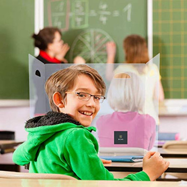 Portable Sneeze Guard Desk Shield for Classroom Privacy Shields for ...