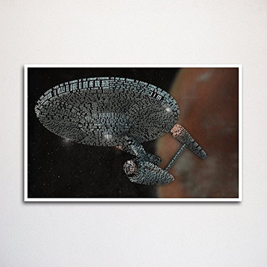 Star Trek The Original Series word art print 11x17 inch unframed ...