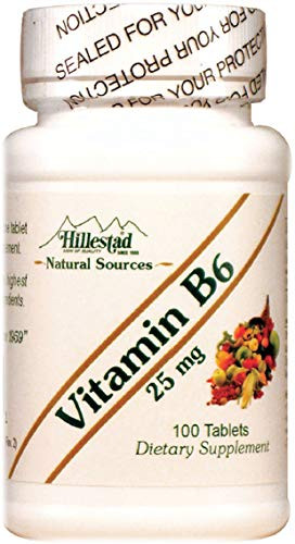 Vitamin B6 _ 25 mg 100 Tablets - Warehousesoverstock