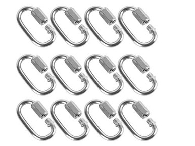 Threaded Quick Link Chain Connector M5 12pack Stainless Steel ...