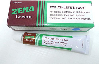 Zema Cream Athlete's Foot Candidiasis Tinea Pityriasis Anti_fungal 10 G ...