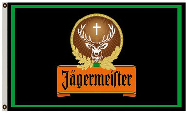 Annfly Jagermeister Flag 3X5ft Banner - Warehousesoverstock