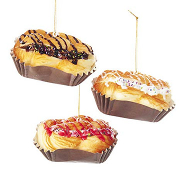 The Bridge Collection Dessert Themed Novelty Ornament Set _Sticky Buns ...