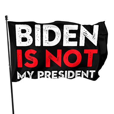 RELAXLAMA Elecation Fraud Biden Not My President Flags 3x5 Outdoor ...