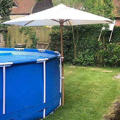 3D Cabin Swimming Pool Umbrella Brackets for 35Mm Frame Legs E_G Intex ...