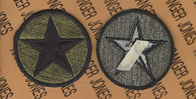 US Army OPFOR Opposing Forces OD Green and Black BDU Uniform Patch m e ...