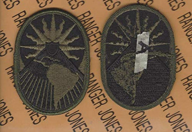 US Army Southern Command SOUTHCOM OD Green and Black BDU Uniform Patch ...