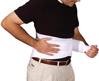 Alpha Medical Back Brace with Ventilated Elastic Lumbosacral Support ...