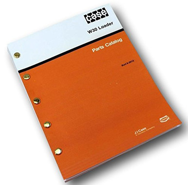 J I Case W30 Articulated Loader Parts Manual Catalog Exploded Views ...