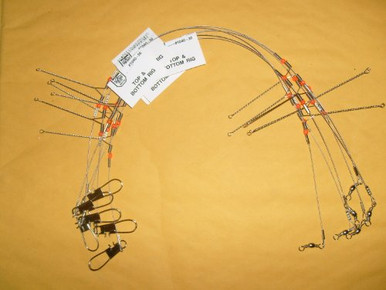 DOLPHIN RIGS _ Top and Bottom Rigs _ Wire Leader 12 pack ...