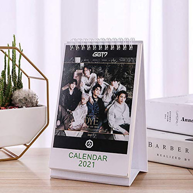 AMZYY BTS Desk Calendar 2021 Bangtan Boys BTS Calendar Colorful Designs ...