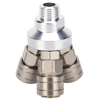 G1 2 Male Thread 3 Way Connector_ Quick Connect Air Hose Splitter ...