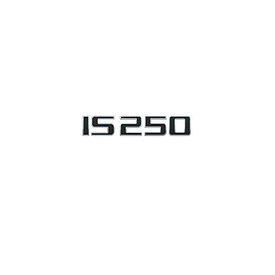 3d Emblem IS250 for LEXUS IS250 Chrome with Black Replacement ...