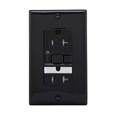 Eaton GFCI Self-Test 20A -125V Tamper Resistant Duplex Receptacle with ...