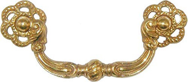 Cast Brass Colonial Revival Style Bail Pull _ 3_1 2 inch Centers ...