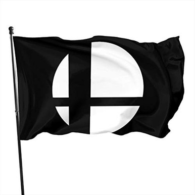 FriedaJO 3x5 FT Polyester Flag Super Smash Bros Logo Durable and Fade ...