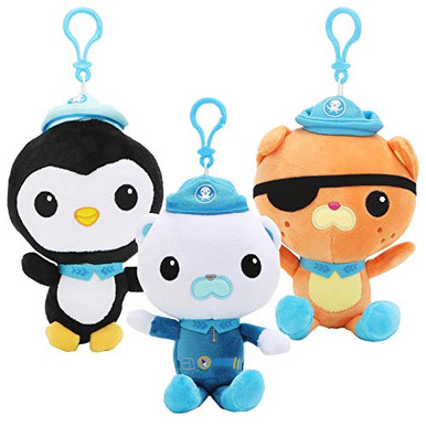 Octonauts Toys _ Barnacles Plush _Kwazii Plush _ Peso Plush 7 inch _ 3 ...