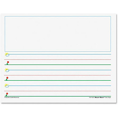 Teacher Created Resources TCR76513 Smart Start K_1 Story Paper 360 ...